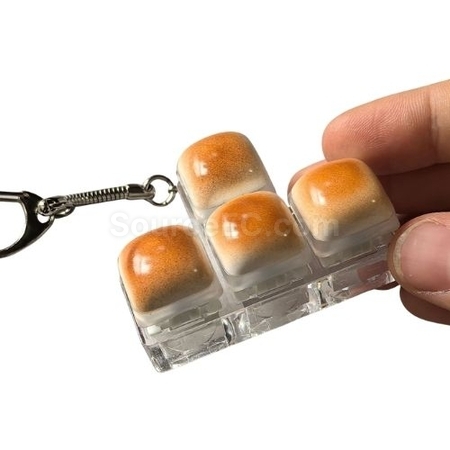 Caramel Bread Fingertip Decompression Button - Corporate Gifts ...